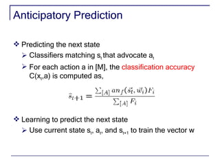 Anticipation Mappings for Learning Classifier Systems | PPT