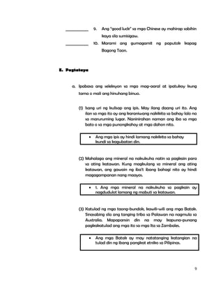 Anticipation guide pagtukoy sa detalye | PDF