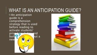 Anticipation guide PPT Megan Rudolph | PPTX