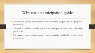 Anticipation guides | PPT