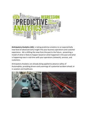 Anticipatory analytics - Bob Hallahan VP Xavient | PDF
