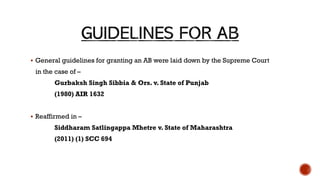 Anticipatory Bail format as per the provisions of the Indian Pinal Code ...