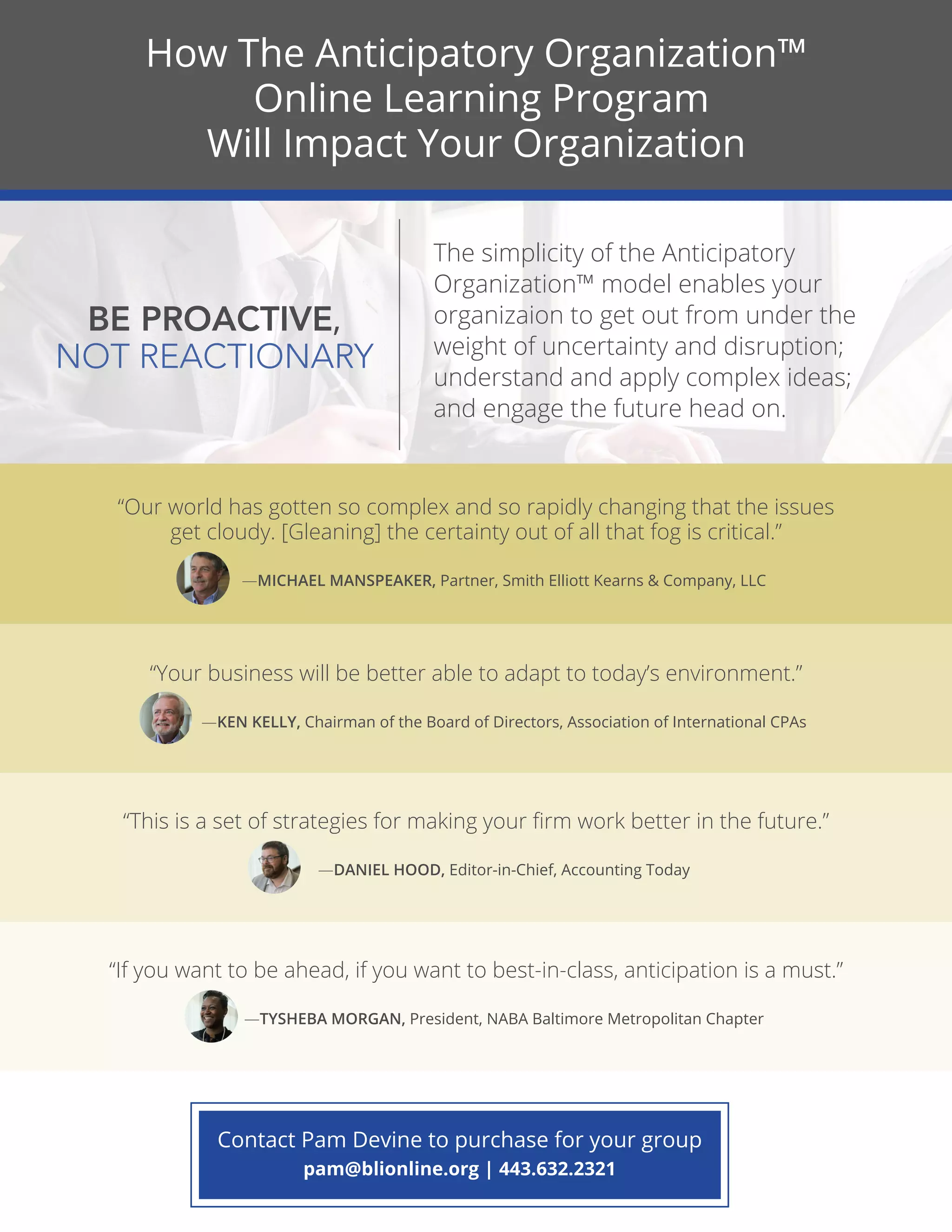 Anticipatory Organization: Accounting and Finance Edition (AOAF) | PDF