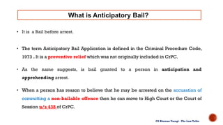 Anticipatory bail | PDF
