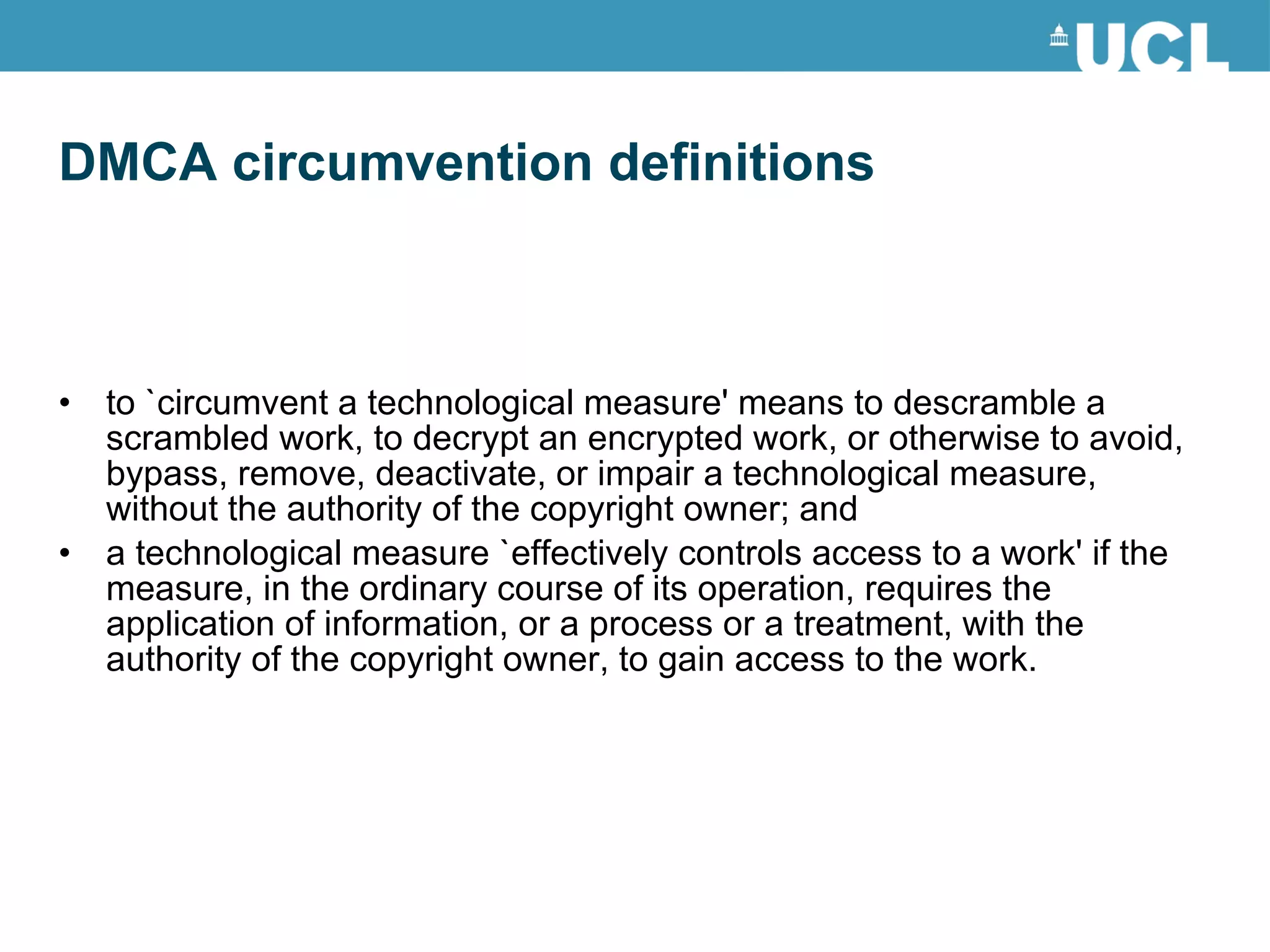Anti-circumvention and ISP liability provisions in Free Trade ...