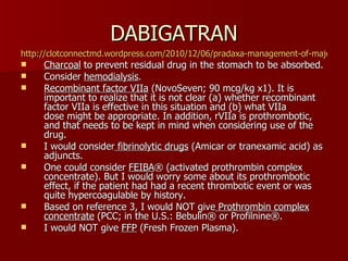 Anticoagulacion oral | PPT | Blood Disorders | Diseases and Conditions