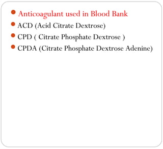 Anticoagulant | PPT