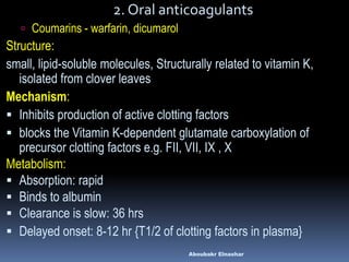 Anticoagulants | PPT