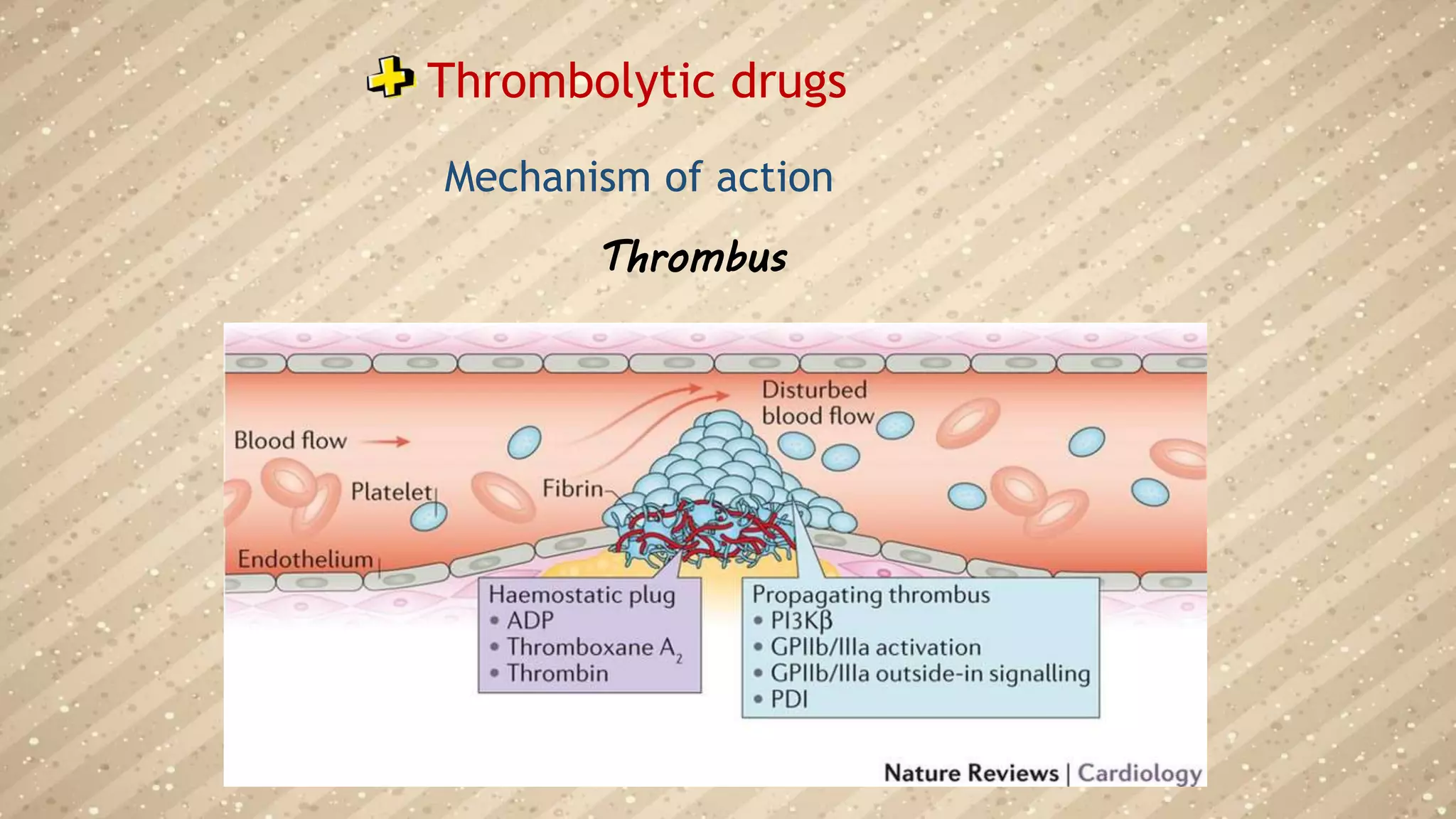 (Anticoagulants / Platelet aggregation inhibitors / Thrombolytic drugs ...
