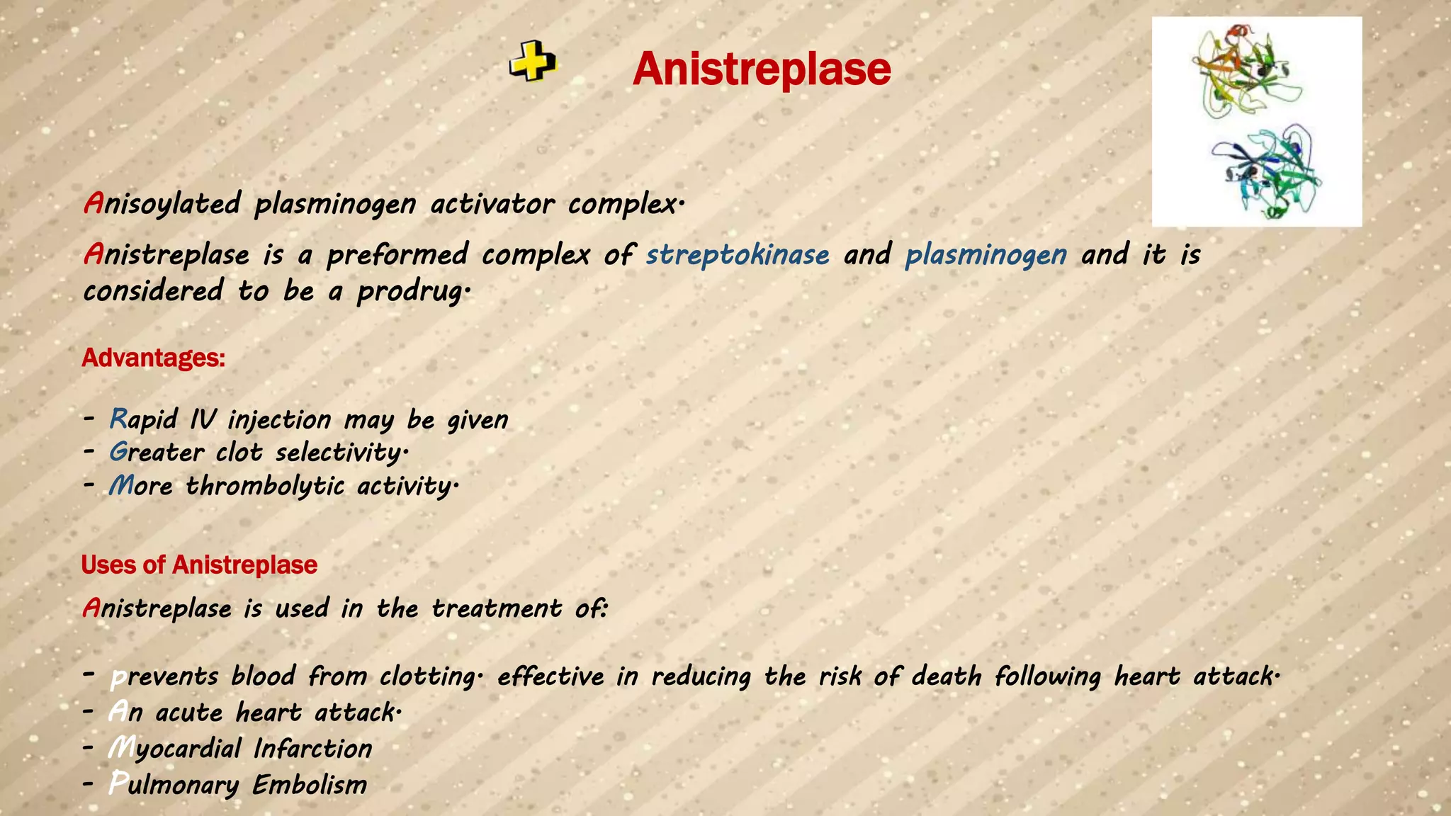 (Anticoagulants / Platelet aggregation inhibitors / Thrombolytic drugs ...