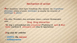 (Anticoagulants / Platelet aggregation inhibitors / Thrombolytic drugs ...