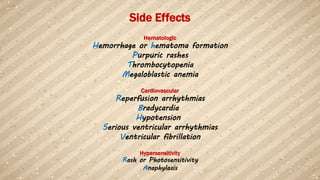 (Anticoagulants / Platelet aggregation inhibitors / Thrombolytic drugs ...