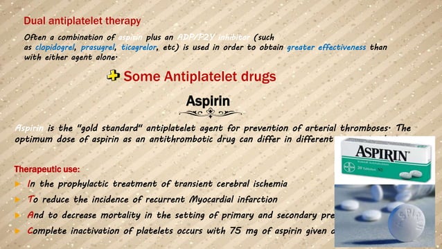 (Anticoagulants / Platelet aggregation inhibitors / Thrombolytic drugs ...