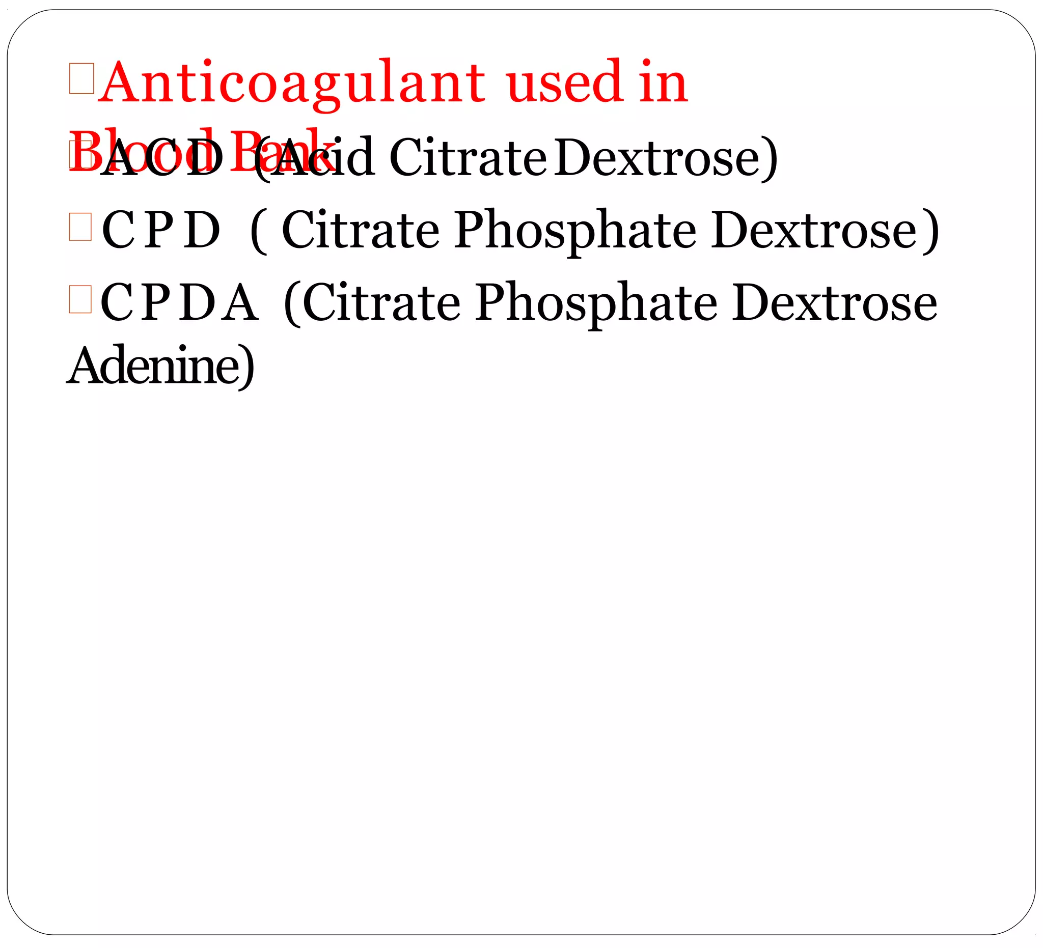Anticoagulant | PPTX
