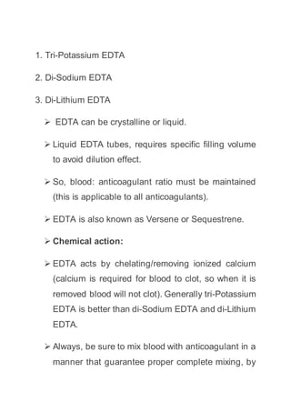 Anticoagulant | DOCX