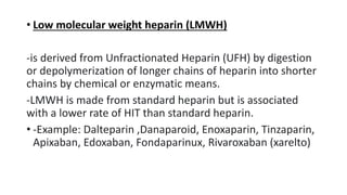 anticoagulant.pptx | First Aid | Injuries