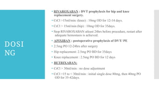 ANTICOAGULANT - FACTOR 10A INHIBITORS.pptx