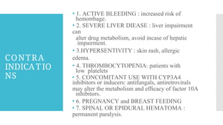 ANTICOAGULANT - FACTOR 10A INHIBITORS.pptx