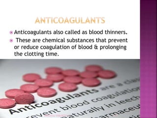 Anticoagulant-medicinal chemistry | PPTX