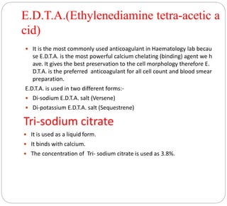 Anticoagulants | PPTX