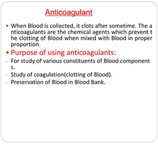 Anticoagulants | PPTX