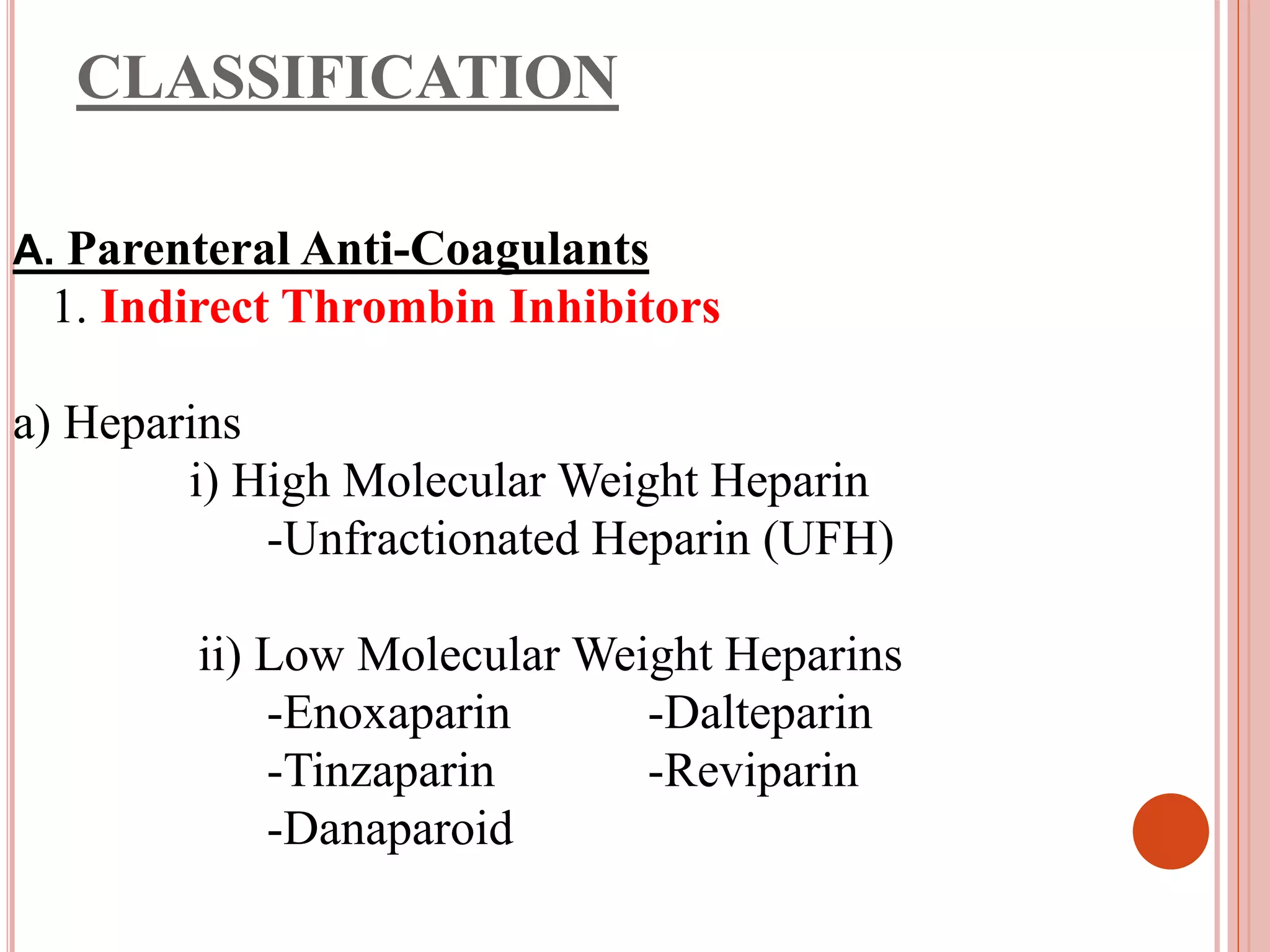Anticoagulants | PPTX