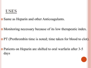 Anticoagulants | PPTX