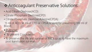 ANTICOAGULANT AND ITS APPLICATION IN BLOOD BANK.pptx