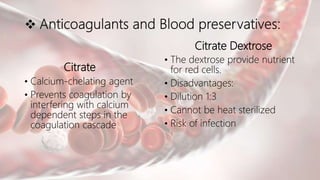 ANTICOAGULANT AND ITS APPLICATION IN BLOOD BANK.pptx