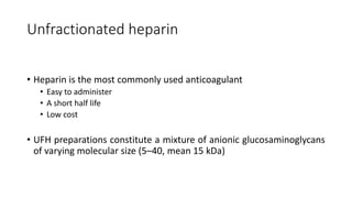 Hemodialysis anticoagulation | PPTX