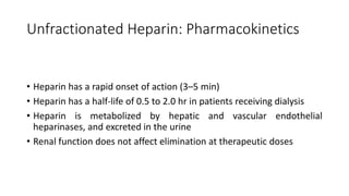 Hemodialysis anticoagulation | PPTX
