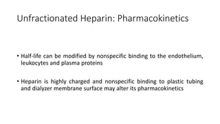 Hemodialysis anticoagulation | PPTX