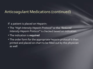 Anticoagulant Medications | PPTX | Healthcare Industry | Industries