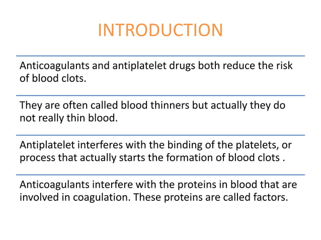 Anticoagulant ppt nikku | PDF