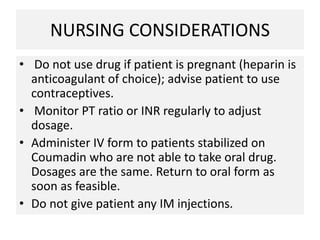 Anticoagulant ppt nikku | PDF