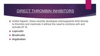 Anticoagulants | PPTX