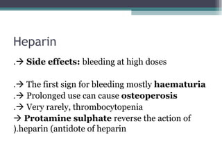 Anticoagulants | PPT