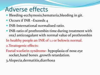 Anticoagulants | PPTX