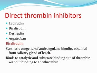 Anticoagulants | PPTX