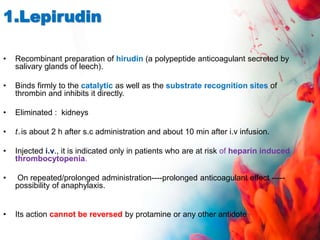 Anticoagulants | PPT