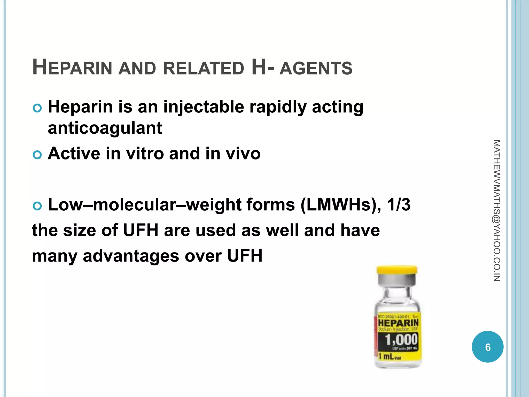 CARE OF PATIENT ON Anti coagulants | PPTX