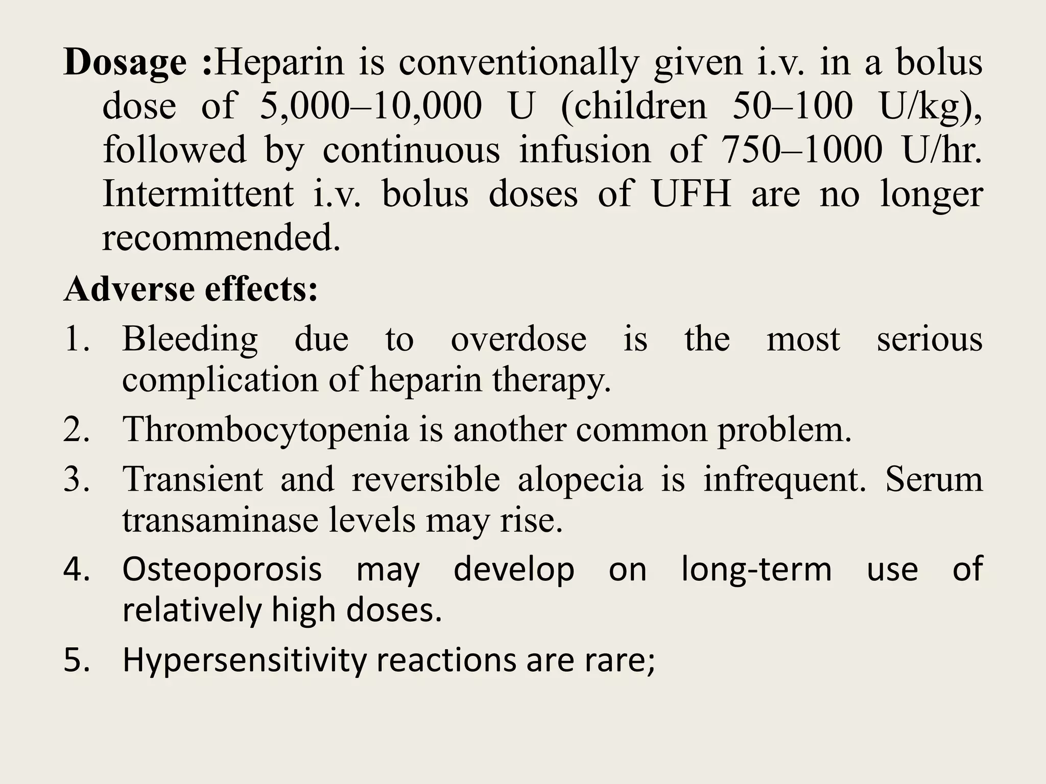 Anticoagulants class ppt for pharmacy students | PPTX