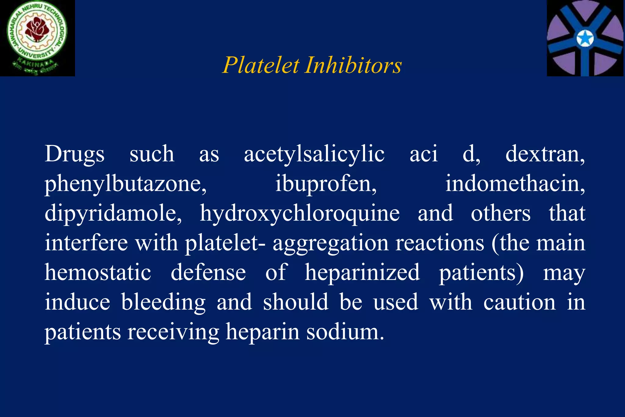 Pharmacology of Anticoagulants | PPTX