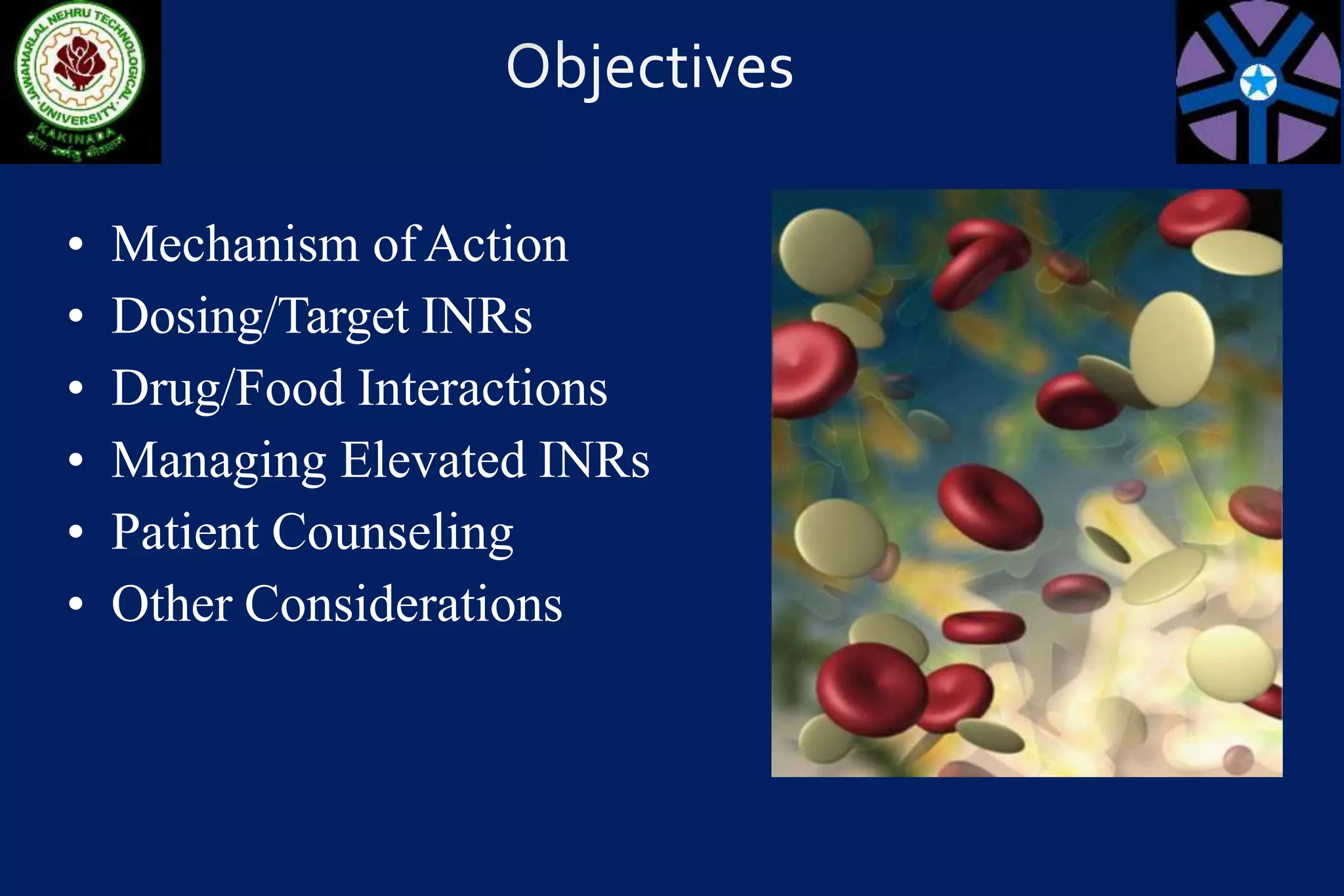 Pharmacology of Anticoagulants | PPTX