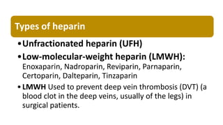 Anticoagulants and Fibrinolytics | PPTX