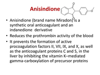Anticoagulants | PPT