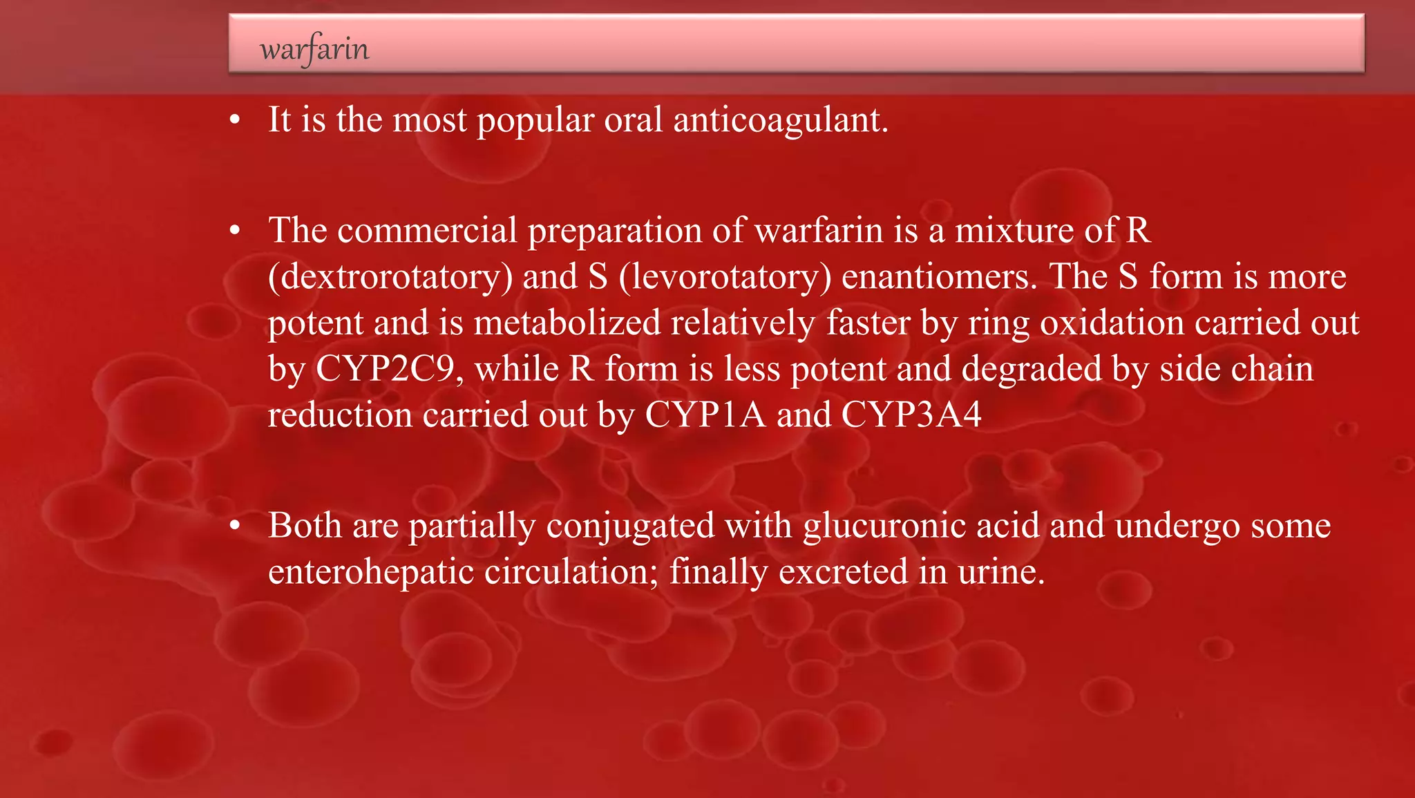 Anticoagulants Pptx