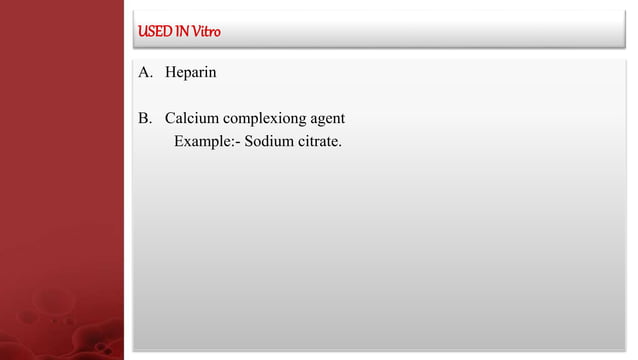 Anticoagulants Pptx