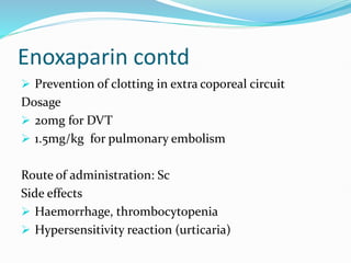ANTICOAGULANTS.pptx | Blood Disorders | Diseases and Conditions