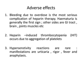 ANTICOAGULANTS...ppt is helpful for all healthcare and departments | PPT